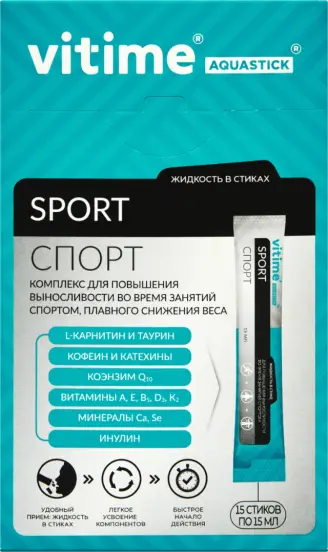 VITime Aquastick (Аквастик)– сбалансированное сочетание нутриентов в ...